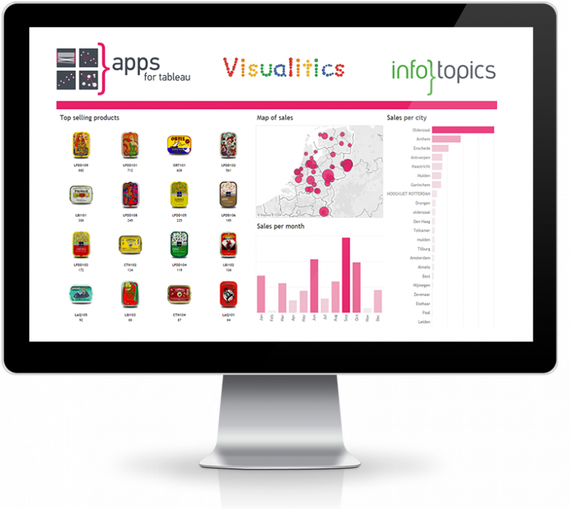 Apps for Tableau announces partnership with Visualitics (IT) - Infotopics | Apps for Tableau