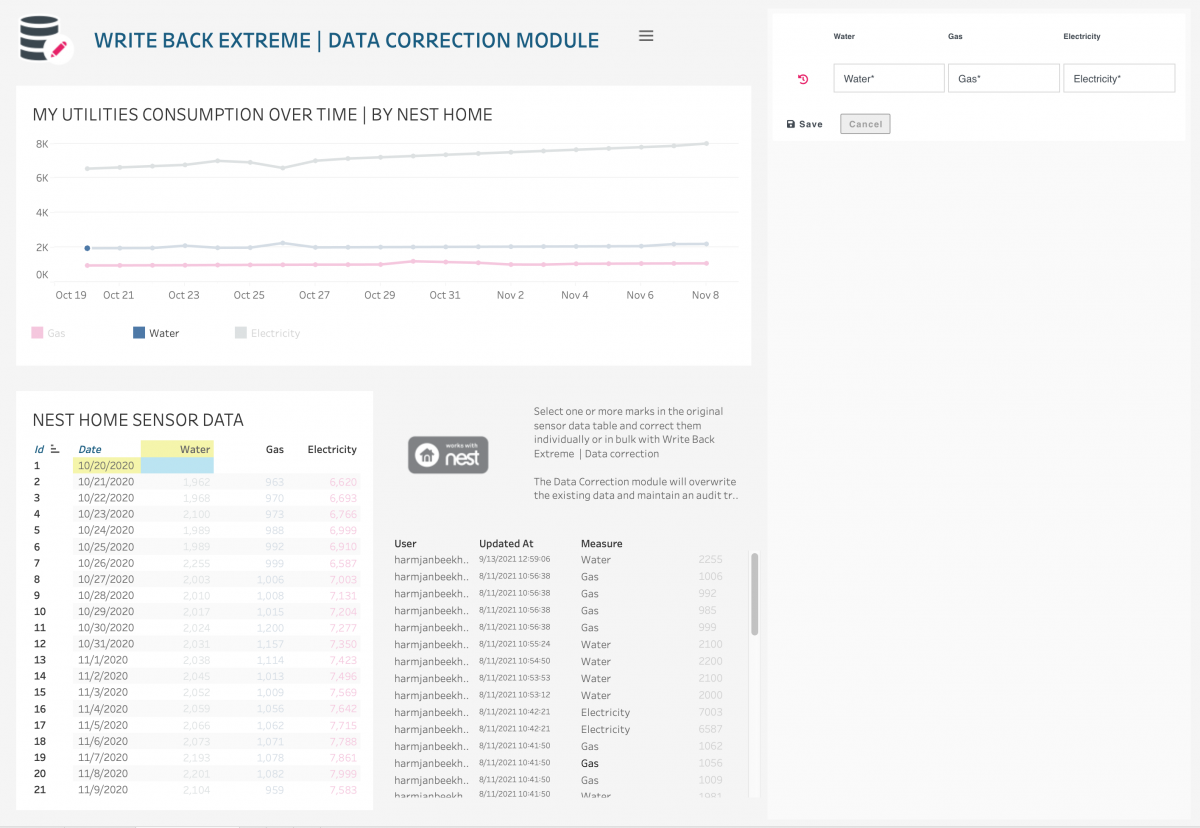 The new 1.4 update of WriteBackExtreme - Infotopics | Apps for Tableau