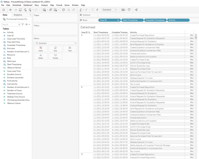 ProcessMining Product Guide - Infotopics | Apps for Tableau