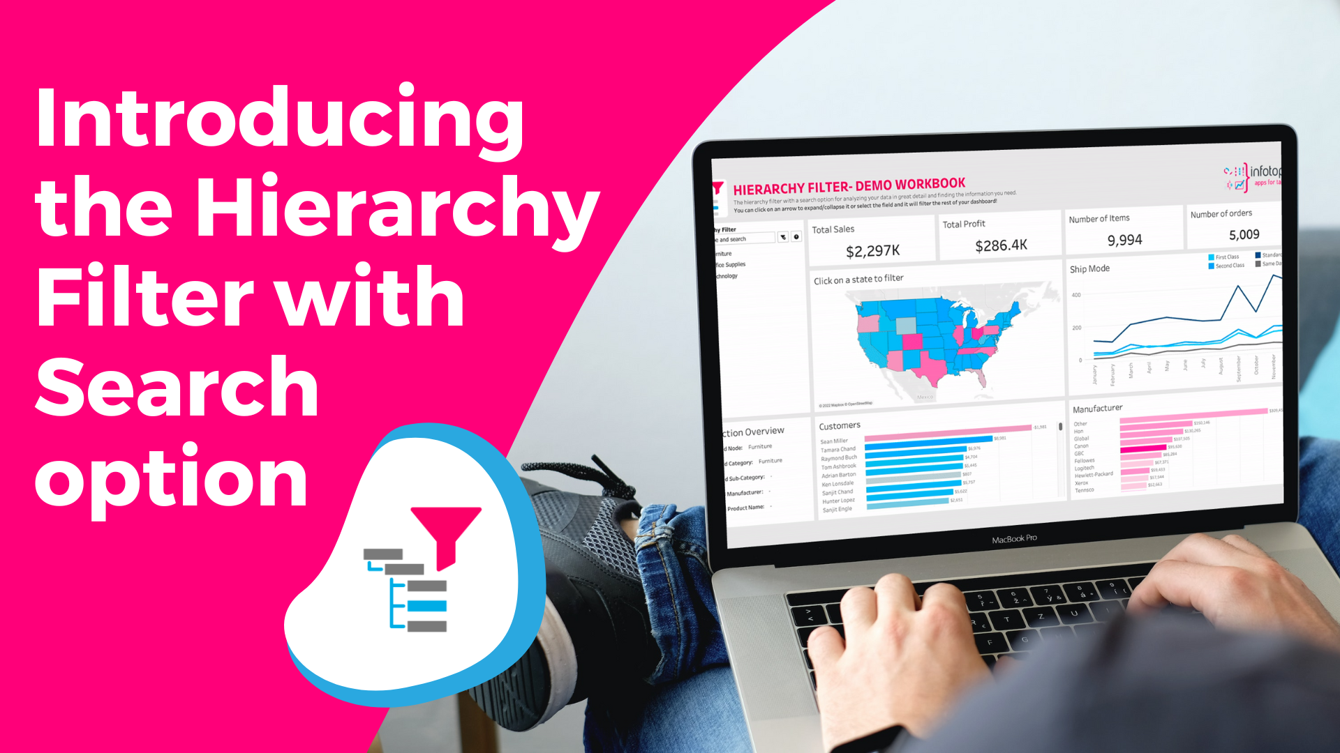 Best Tableau Hierarchy Filter to navigate large amounts of data