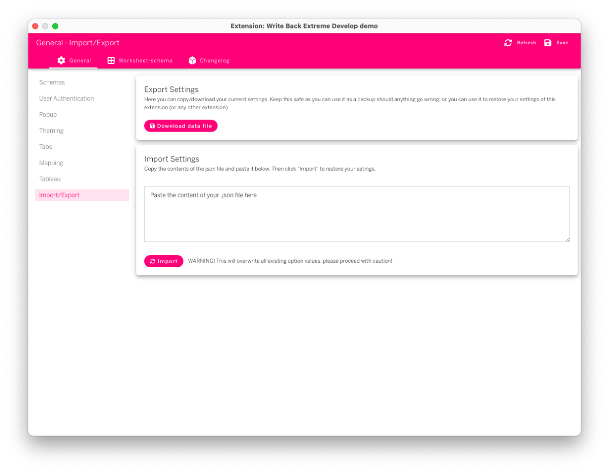 WriteBackExtreme 2.4.0 has launched! - Infotopics | Apps for Tableau