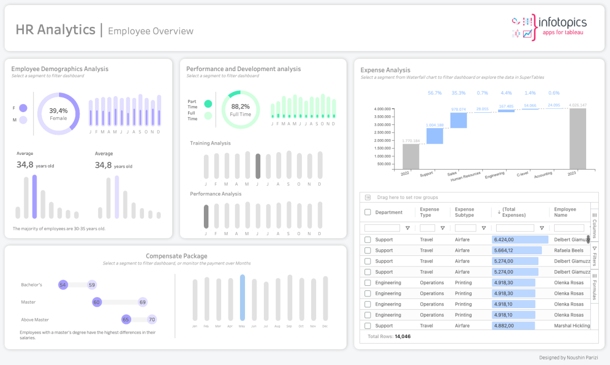 Financial Statements - Infotopics | Apps for Tableau